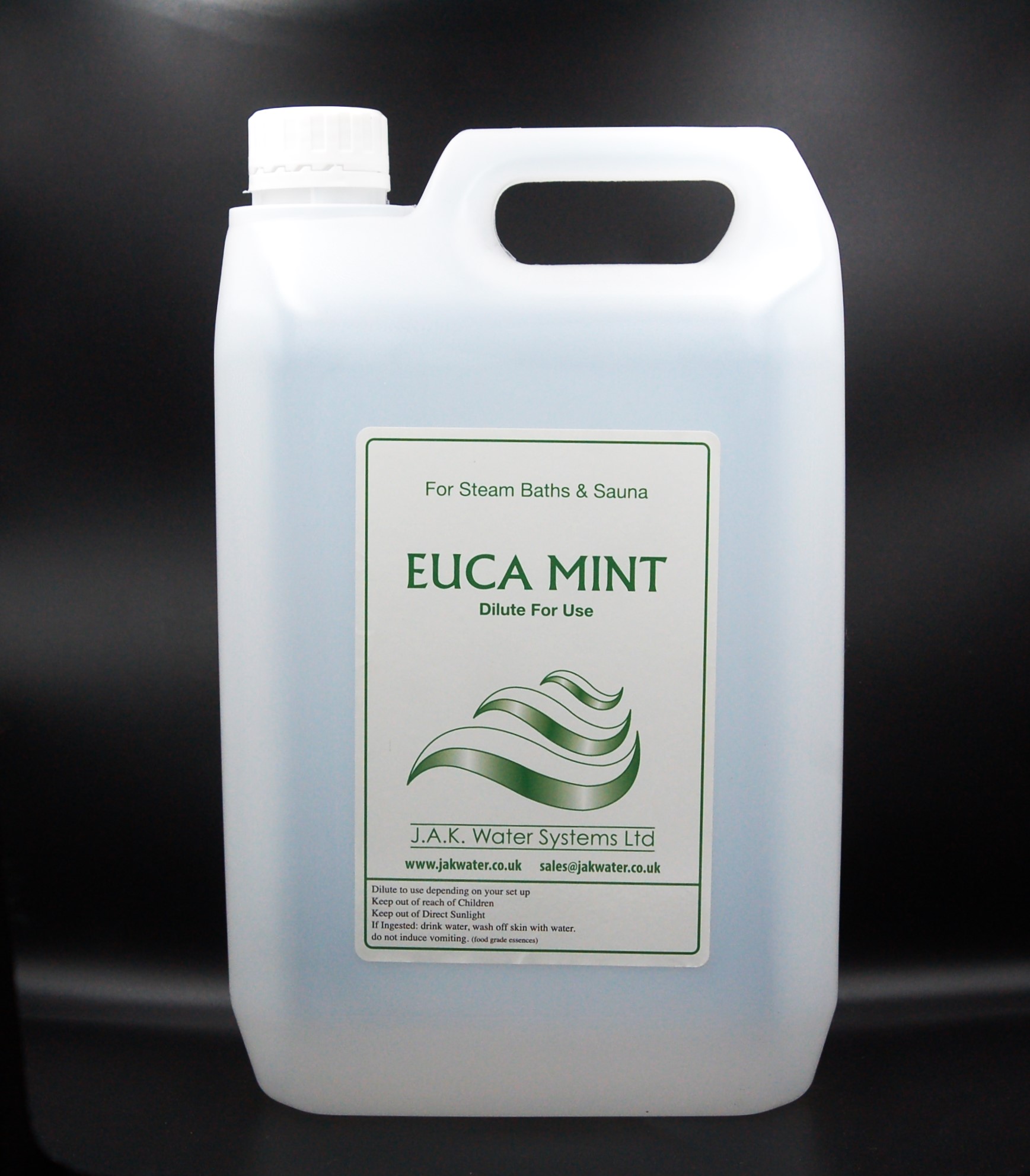 Sauna/Steam Essence 5Ltrs - EucaMint - JAK Water Systems